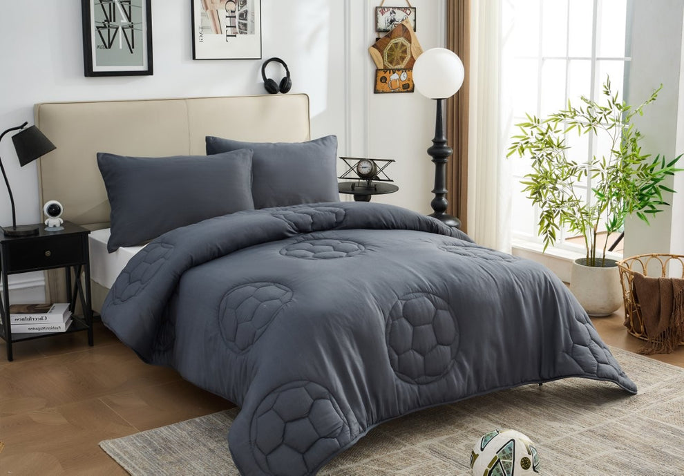 Kids Coverless 10.5 Tog Quilt Set – Easy Care Duvet with Pillowcases ...
